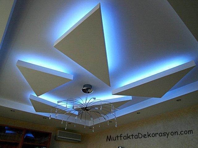 Asma Tavan Aydınlatma Örnekleri - Kullanılan Malzemeleri ve Montajı
